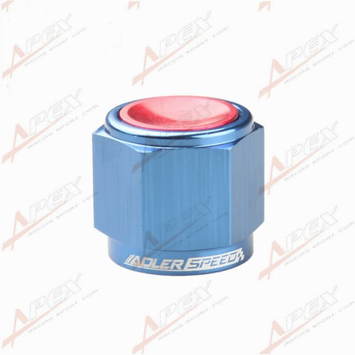 8AN -8AN AN8 Flare Cap Caps Block Off Fitting Aluminum Red/Blue | eBay