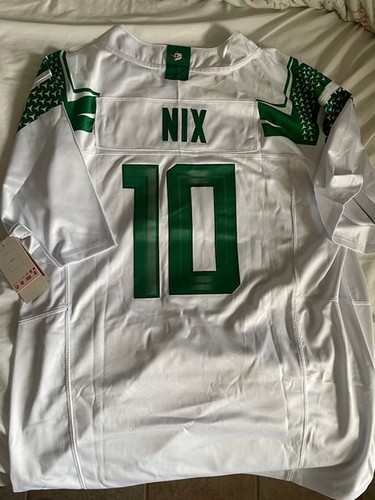 NEW Nike Dri Fit Bo Nix Oregon Ducks Jersey Denver Broncos Mens Large ...