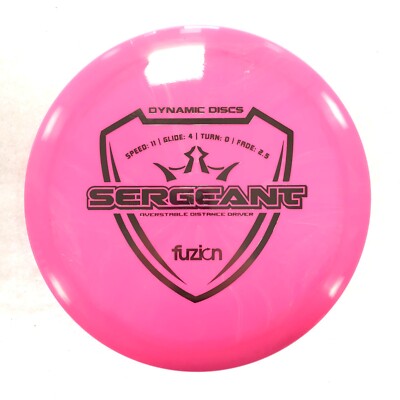 DISC GOLF DYNAMIC DISCS FUZION SERGEANT OVERSTABLE DISTANCE DRIVER 176g ...