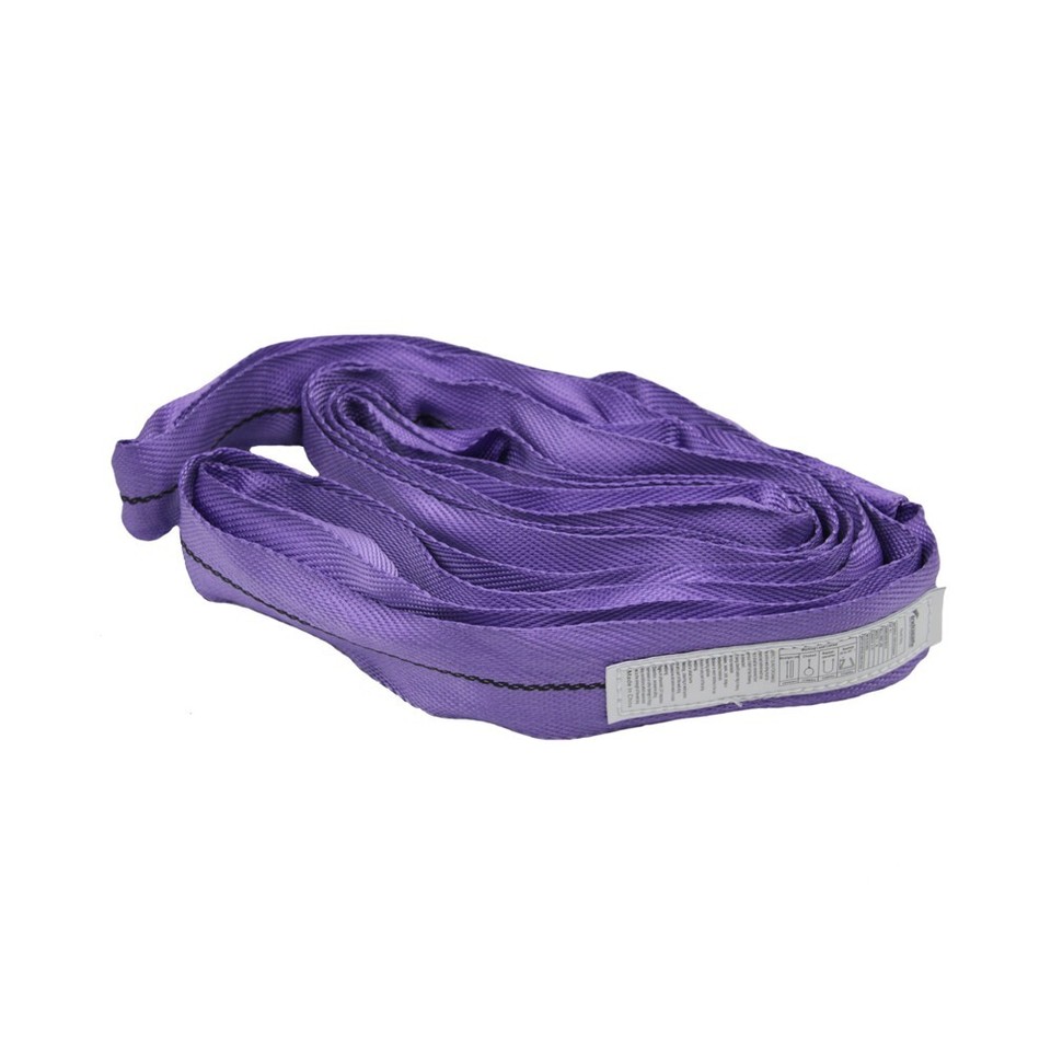 4 Pack 6' Endless Loops Round Sling Crane Recovery Strap Lifting Tow ...