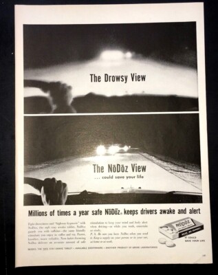 Life Magazine Ad NODOZ Stay Awake Tablet 1959 Ad | eBay