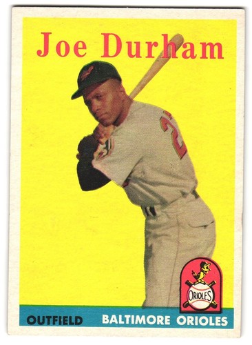 Joe Durham 1958 Topps MLB Trading Cards # 96 | eBay