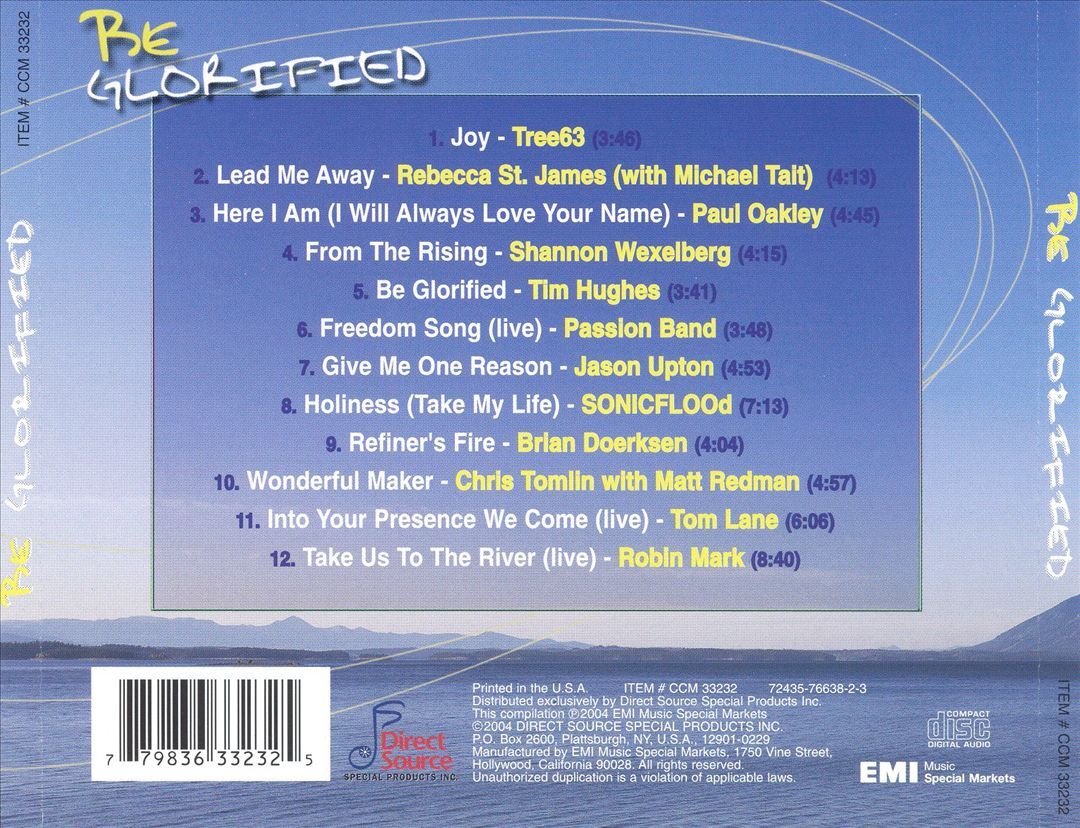 VARIOUS ARTISTS BE GLORIFIED NEW CD | eBay