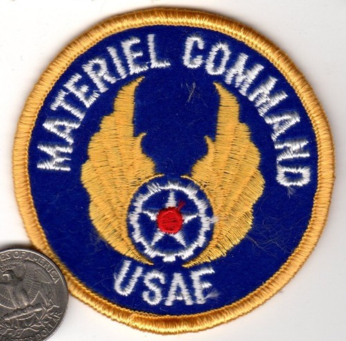 US Air Force AIR FORCE MATERIEL COMMAND Squadron Patch in color fighter wing | eBay
