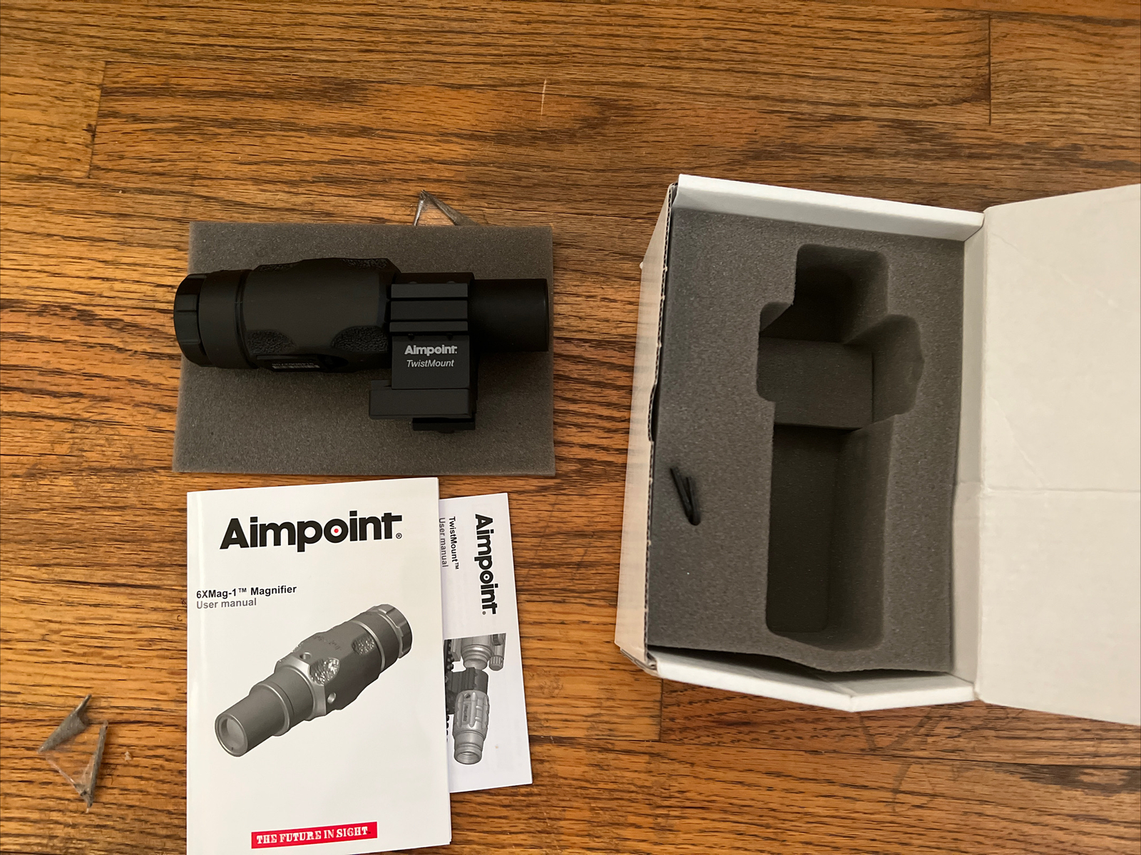 Aimpoint 200340 with Twist Mount Base and Spacer 6X Mag-1 - Black for ...