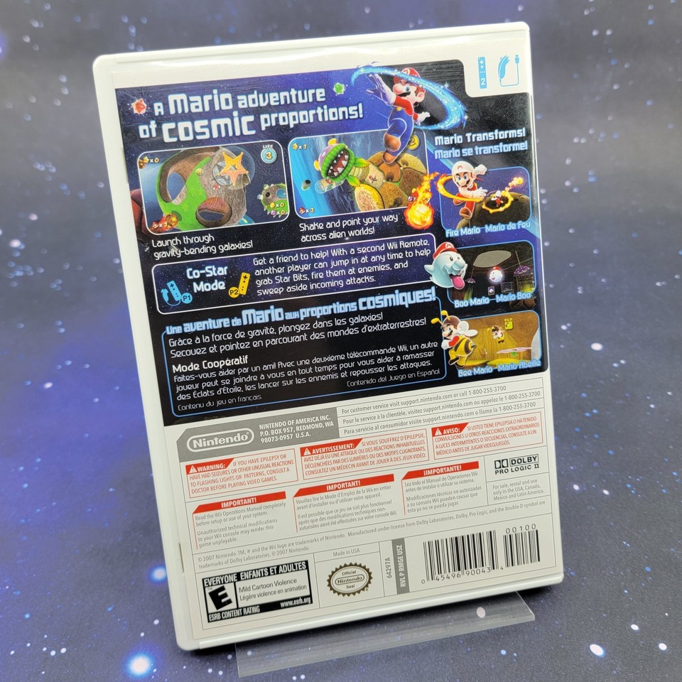 Super Mario Galaxy (Nintendo Wii) Video Game CIB Complete a | eBay