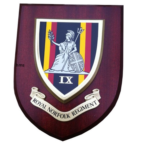 Royal Norfolk Regiment Wall Plaque Military Mess Shield | eBay