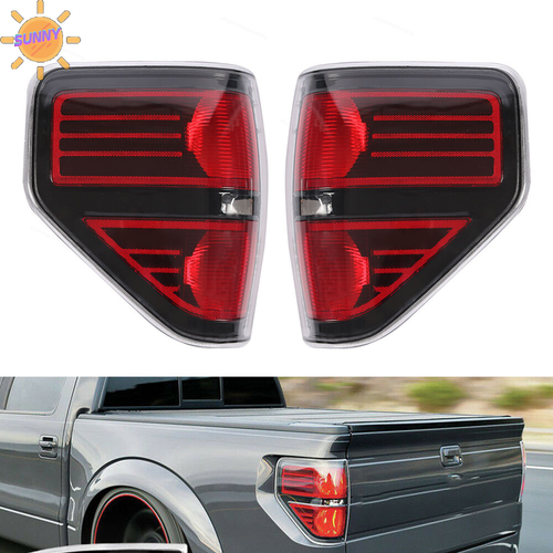 For 2009-2014 Ford F-150 SVT Raptor Pickup Rear Tail Lights Brake Lamps ...