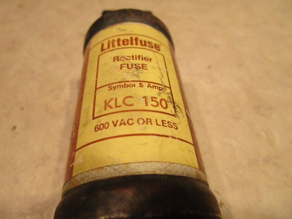 LITTELFUSE KLC 150 RECTIFIER FUSE, 600VAC, 150A, S0825 | eBay