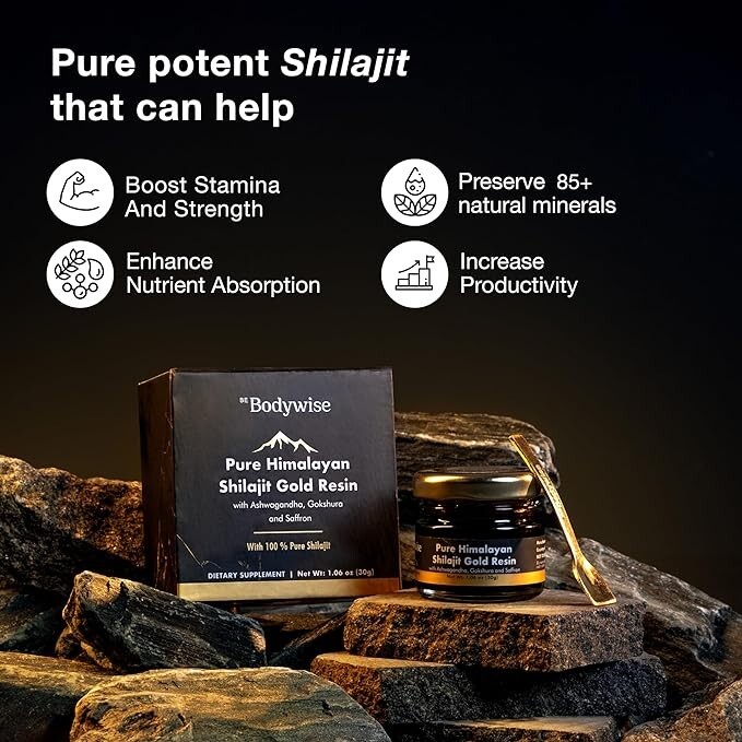 Be Bodywise Pure Himalayan Shilajit Resin Gold | eBay
