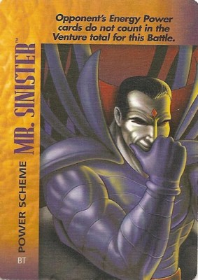 Marvel OVERPOWER Mr. Sinister Power Scheme special - Rare - PowerSurge ...