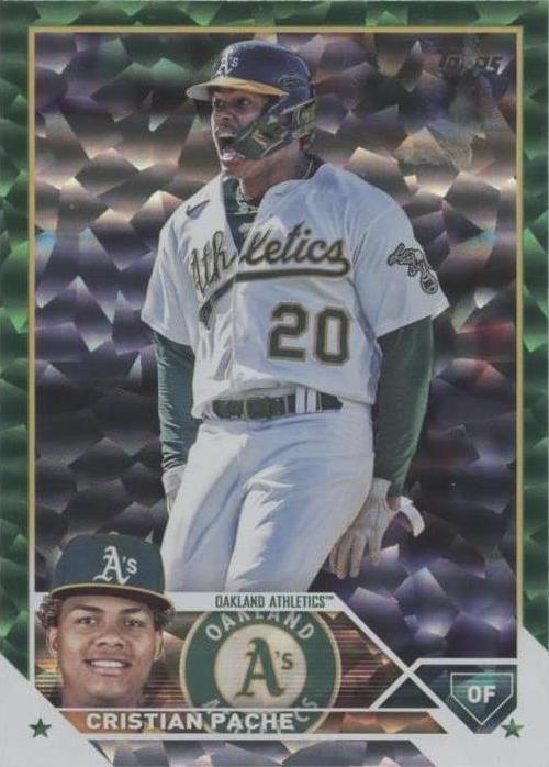 2023 Topps Series 1 - Cristian Pache #296 Green Foil /499 for sale ...
