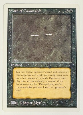 MTG Unlimited Word of Command NM | eBay