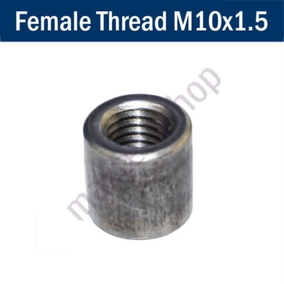 Steel Metric Female Thread M10 M10x1.5 Weld On Weld In Welding Fitting ...