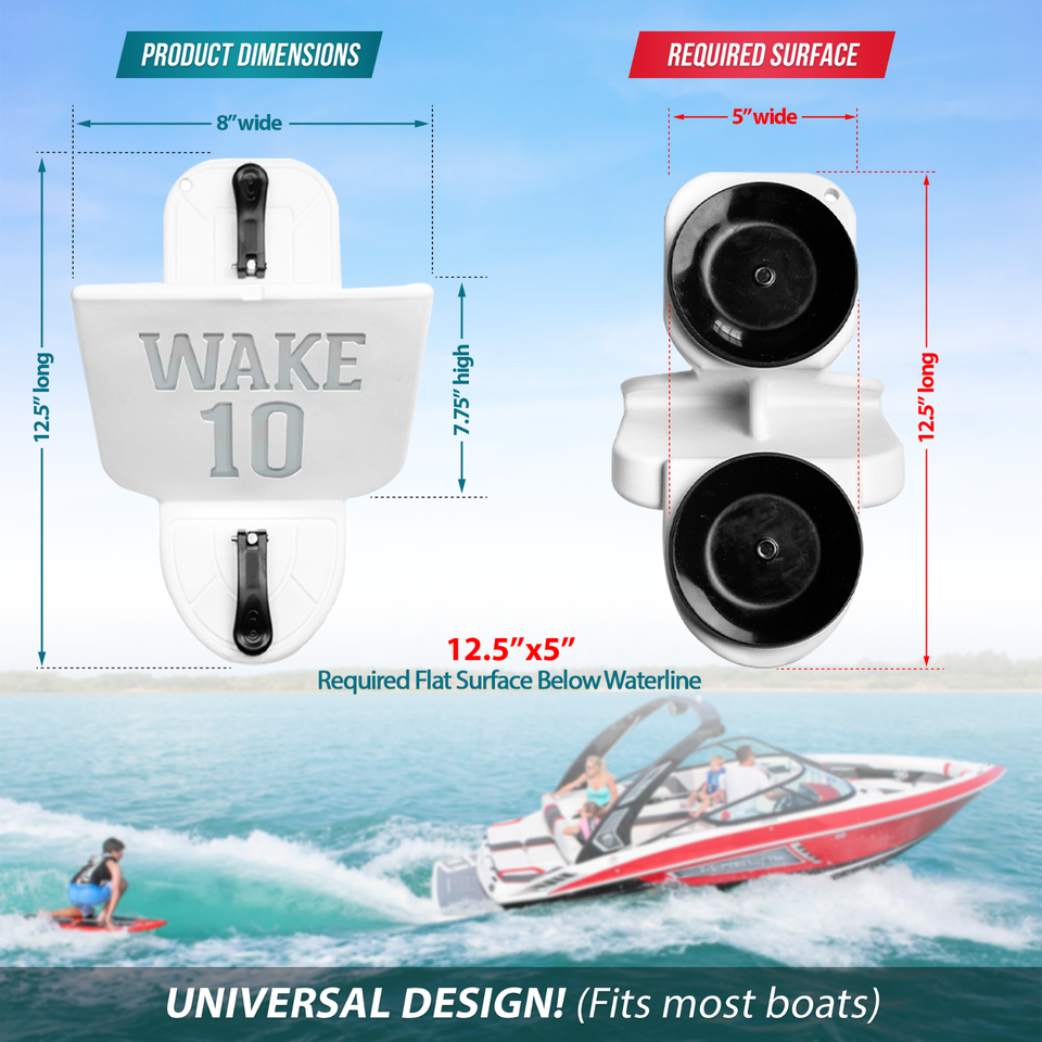 WAKE 10 Wakesurf Creator - Wake Surf Shaper - Wave Generator - NEW! | eBay