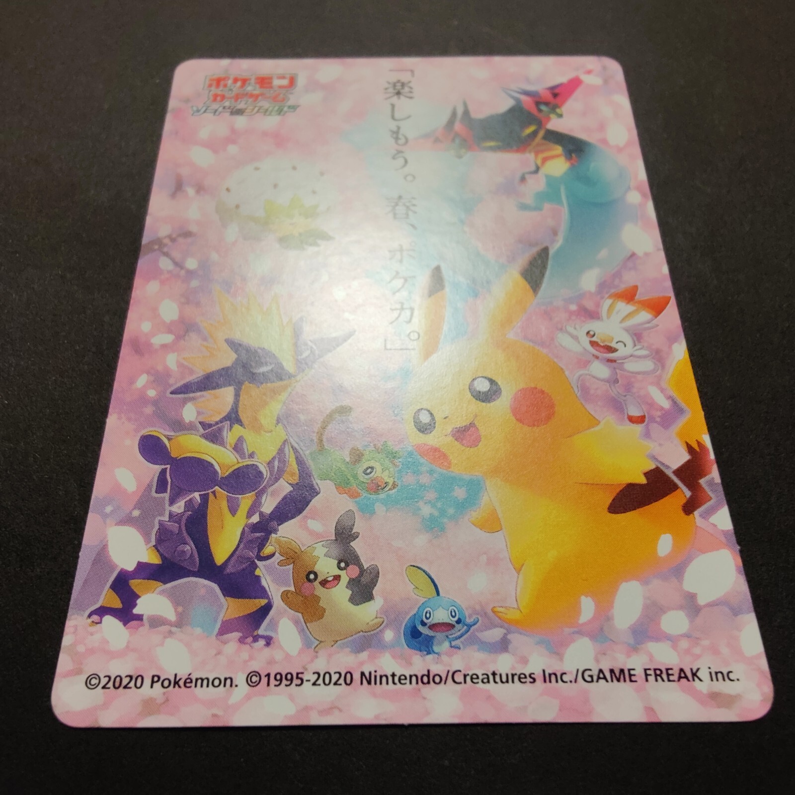 Pokemon Pokeka Sticker Card Spring 2020 Let's Have Fun Japanese Promo ...