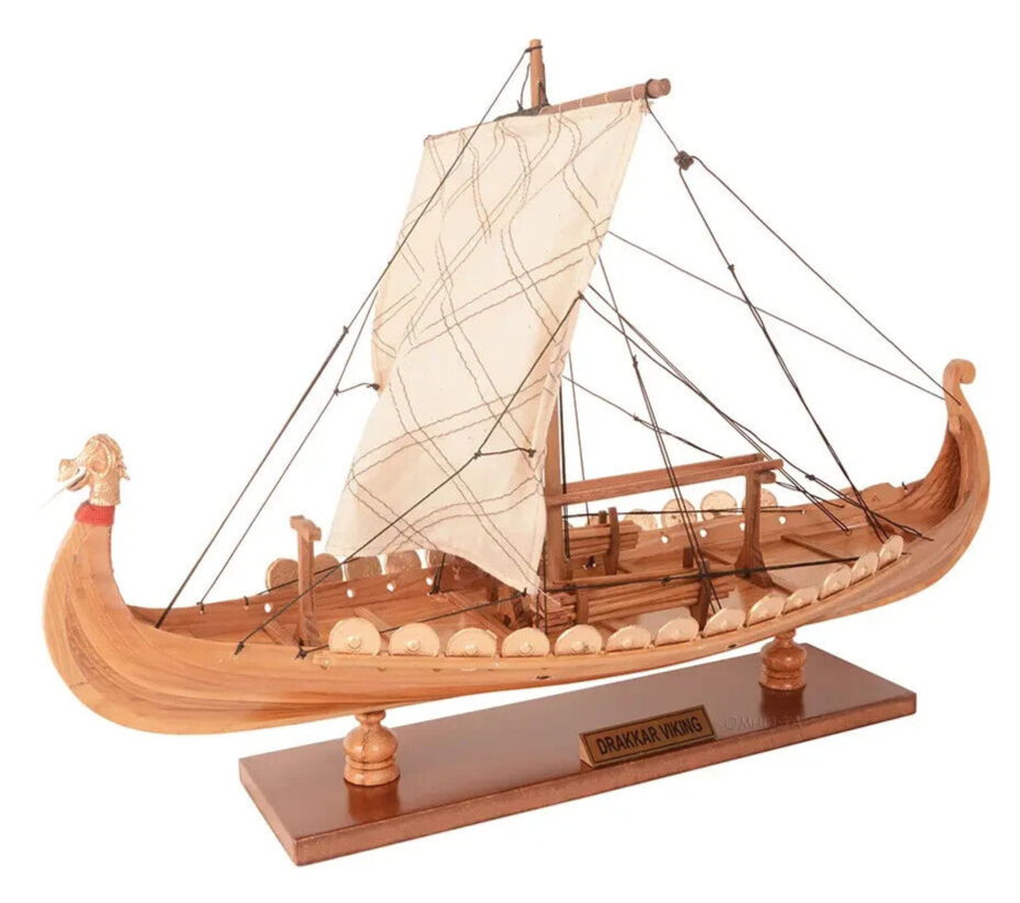 Viking Ship Models Set Sail Into History With A Handcrafted Viking