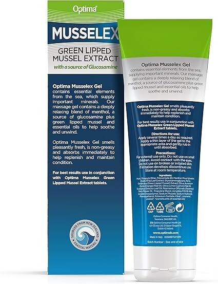 Optima® Musselex Gel for Tissue and Joint Massage With Glucosamine ...