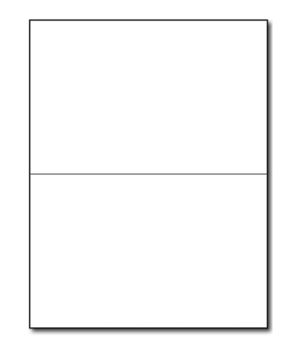 Four Fold Greeting Card Template