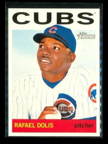 2013 TOPPS HERITAGE Baseball Trading Card #346 RAFAEL DOLIS Chicago Cubs | eBay