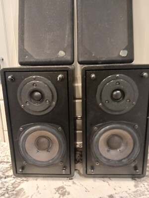 ESS AMT 620 Vintage Bookshelf Speakers For Parts/Repair All Drivers ...