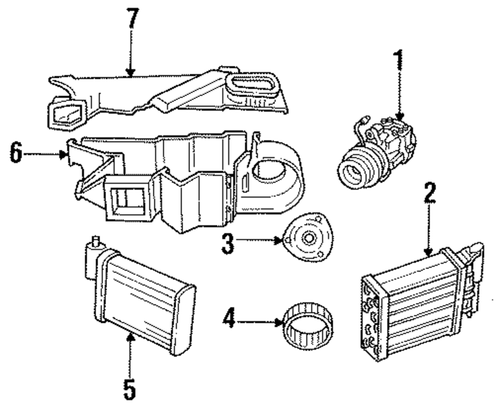 Genuine Mopar Heater Core 3847943 | eBay UK