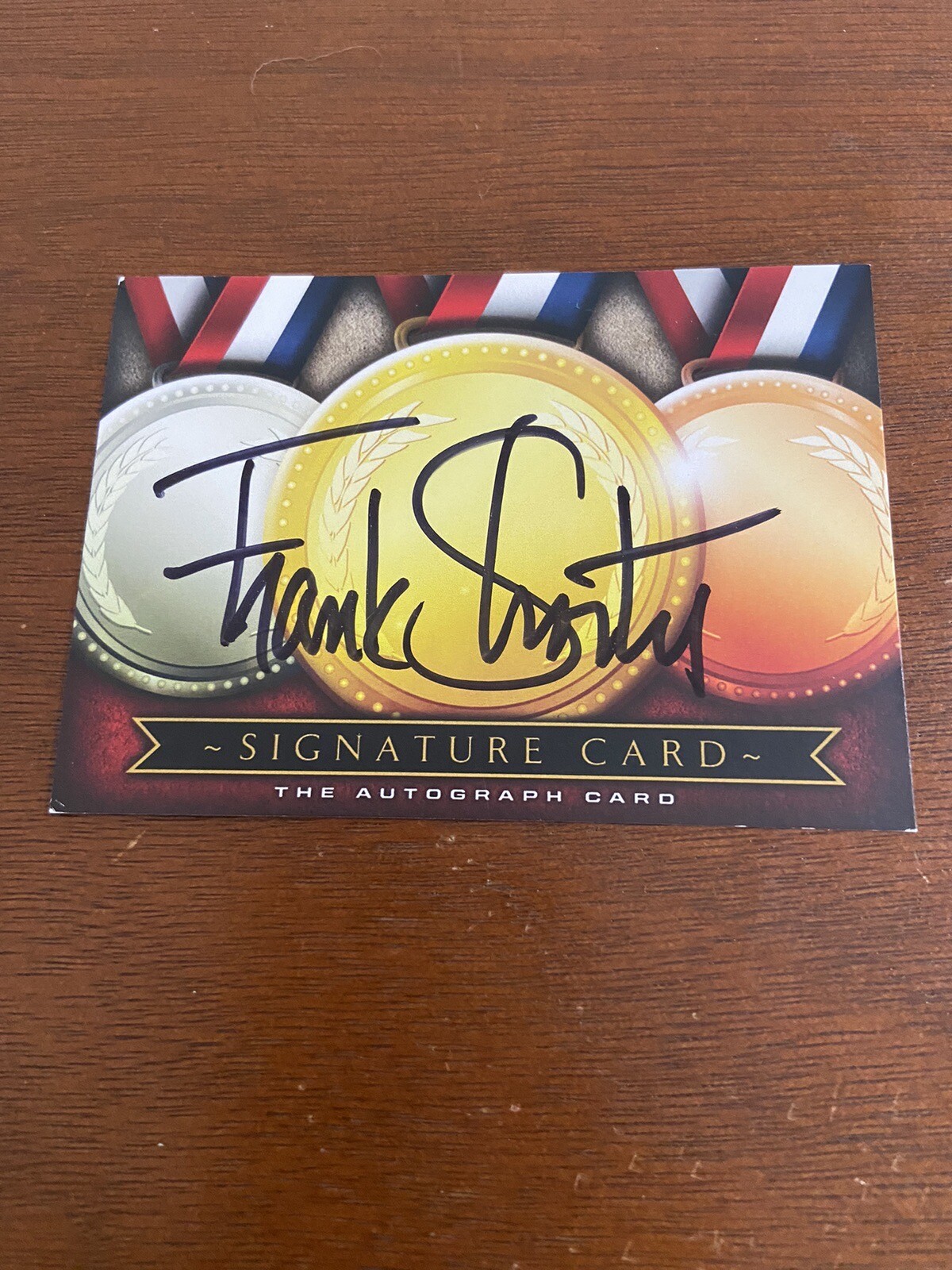 Frank Shorter Autographed Olympic Signature Card Running Team USA 1968 ...