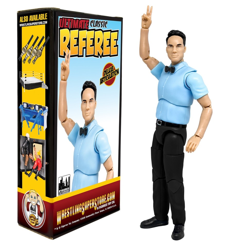 Set of Four Ultimate Referees With Deluxe Articulation for WWE & AEW ...
