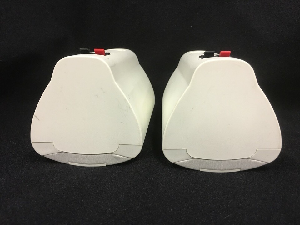 Vintage RCA Radio Shack Bookshelf Speakers Pair Model 40-5009 White Two ...