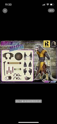 5k Fury Toys TMNT Samurai Animals Splinter master 1/12 scale IN HAND ...