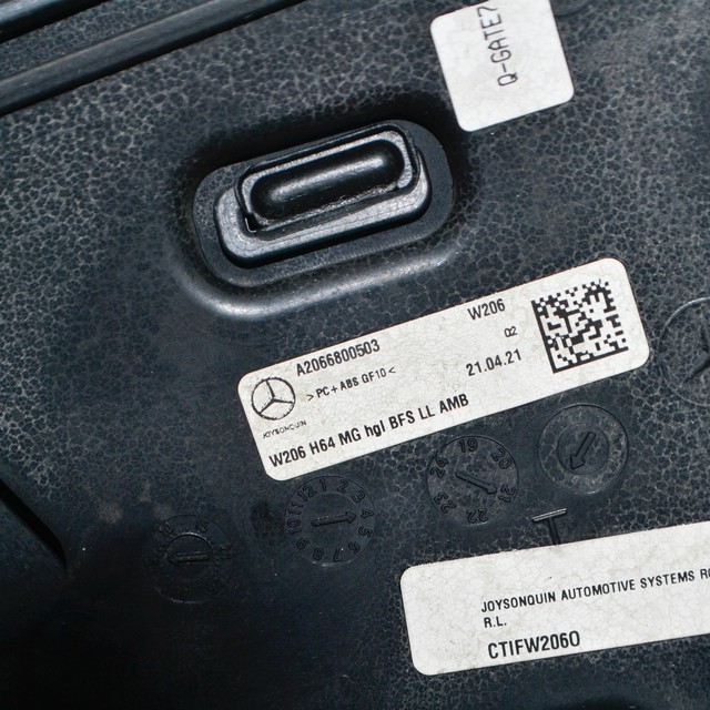 MERCEDES-BENZ C W206 Dashboard Trim Cover A2066800503 3.0 Diesel 198kw ...