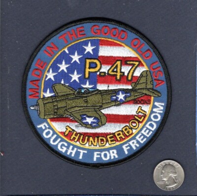 P-47 THUNDERBOLT Jug WW2 USAF Republic Army Air Corps Fighter Squadron ...