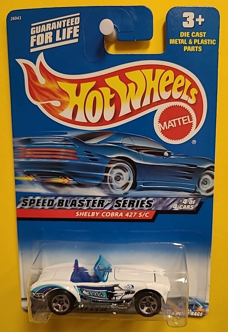 2000 Hot Wheels Speed Blaster Series SHELBY COBRA 427 S/C White #4 of 4 ...
