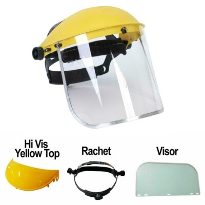 NEW VISOR FACE SHIELD EYE PROTECTION GUARD SAFETY WORK WEAR Welding ...