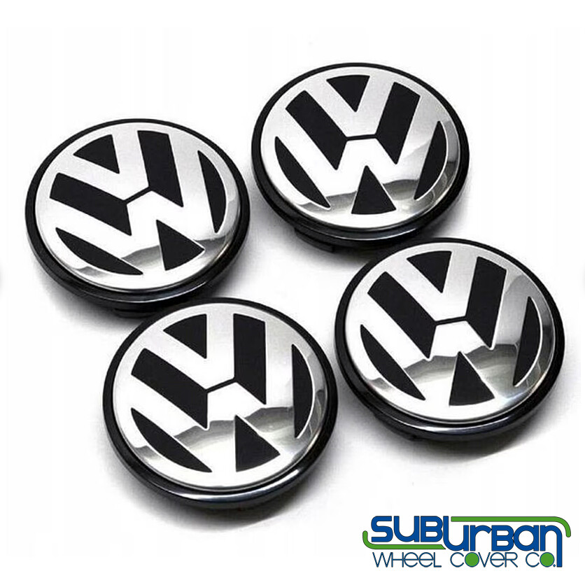 4x OEM Genuine VW Volkswagen Wheel Center Caps 3b7601171 4 Pcs Set for ...