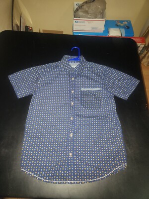 DCBD Button Up Short Sleeve Shirt Youth Boys Size Medium | eBay