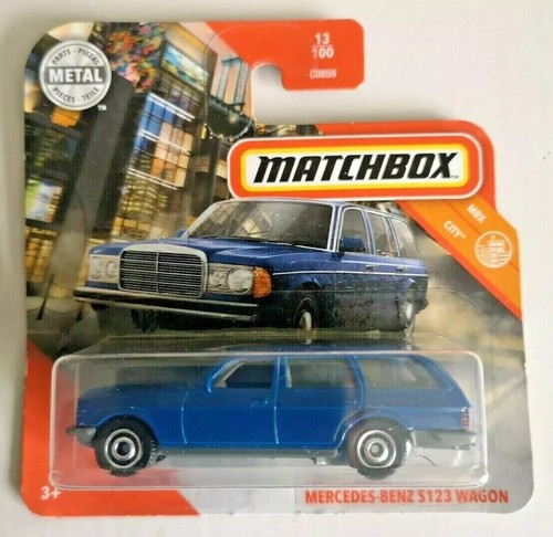 MATCHBOX short card MBX MERCEDES-BENZ S123 WAGON blue | eBay