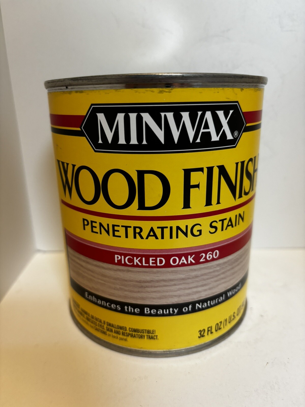 Minwax Pickled Oak 260 Wood Finish Oil-Based Wood Stain 1 Quart | eBay