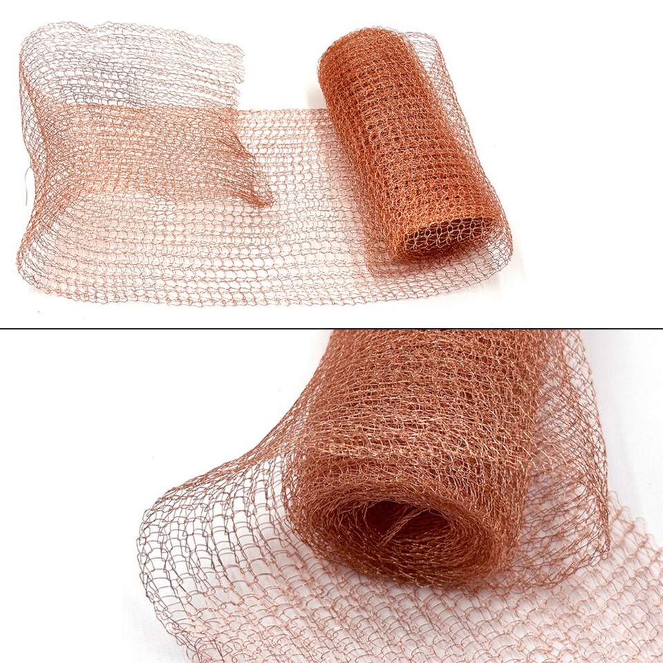 3M-6M Pure Copper Mesh Knitted Soffit Mesh Rat Rodent Slug Snail ...