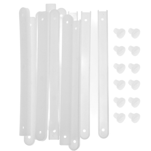 6 Sets Plastic Slide Rails Kitchen Drawer Tracks Slides Replacement | eBay