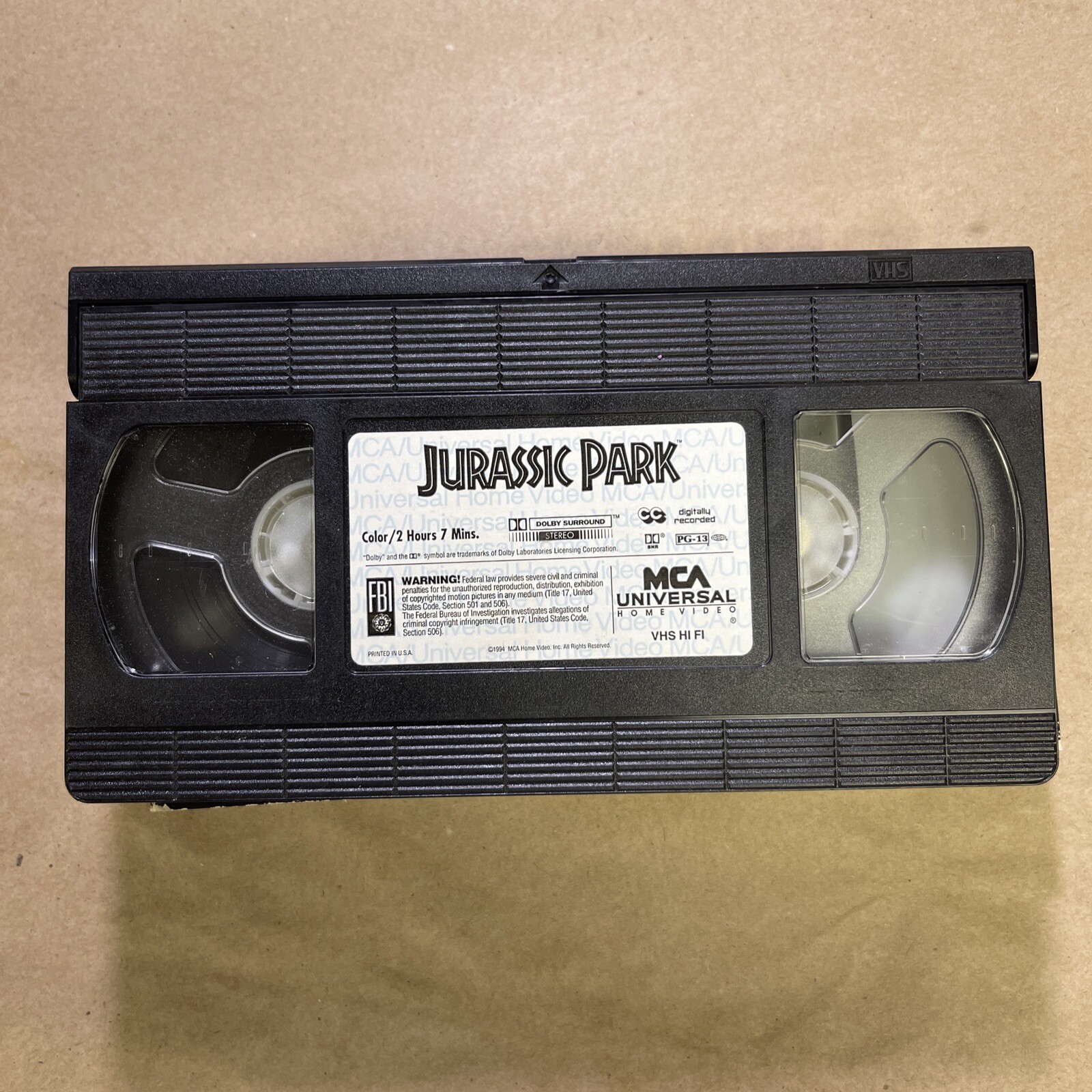 Jurassic Park Vhs 1994 Ebay 6394