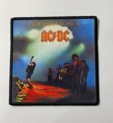 AC/DC LET THERE BE ROCK BON SCOTT Rock & Roll Sew / Iron On Patch ...