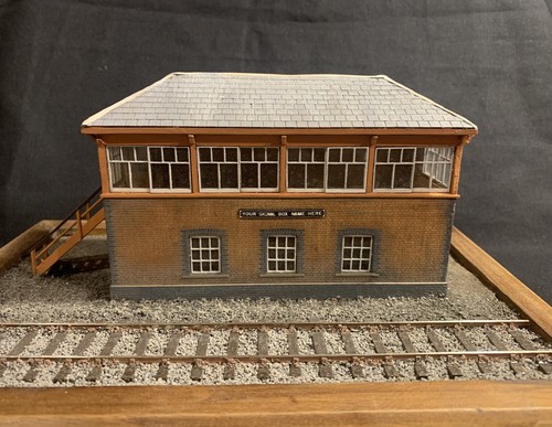00/EM/P4 Gauge Model Railway Buildings GWR Silverton Signal Box Kit ...