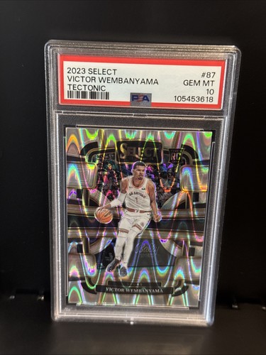 2023 Select #87 Victor Wembanyama Tectonic Prizm RC PSA 10 | eBay