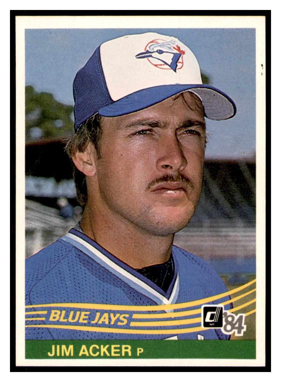 1984 Donruss Jim Acker RC #146 Toronto Blue Jays | eBay
