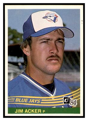 1984 Donruss Jim Acker RC #146 Toronto Blue Jays | eBay