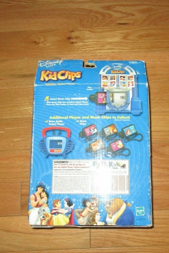 Hasbro TIGER ELECTRONICS KID CLIPS DISNEY TUNES Jukebox LITTLE MERMAID ...