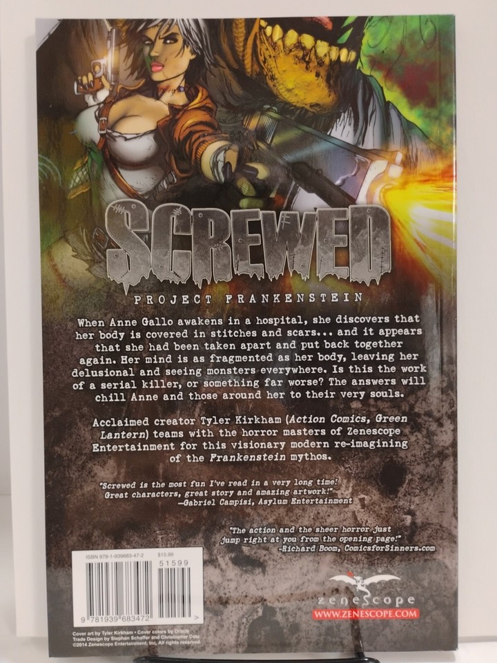 SCREWED PROJECT FRANKENSTEIN KIRKHAM/MILLER/2014 Zenescope | eBay