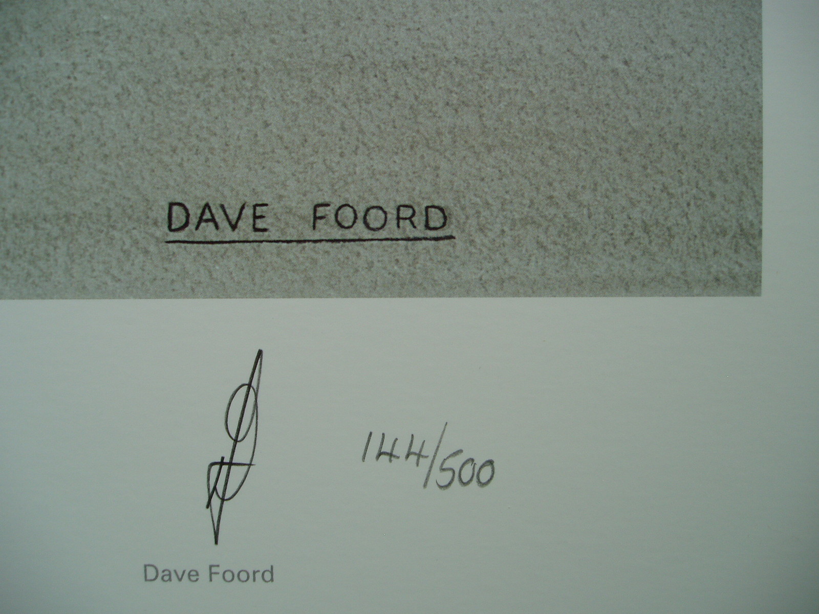 David Foord - Back On Track - Signed By Carl Fogarty - Print Only Ltd ...