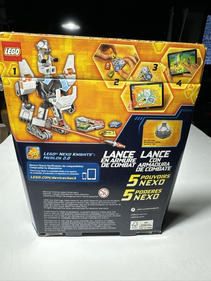 LEGO NEXO KNIGHTS: Battle Suit Lance Set #70366 673419266284 | eBay